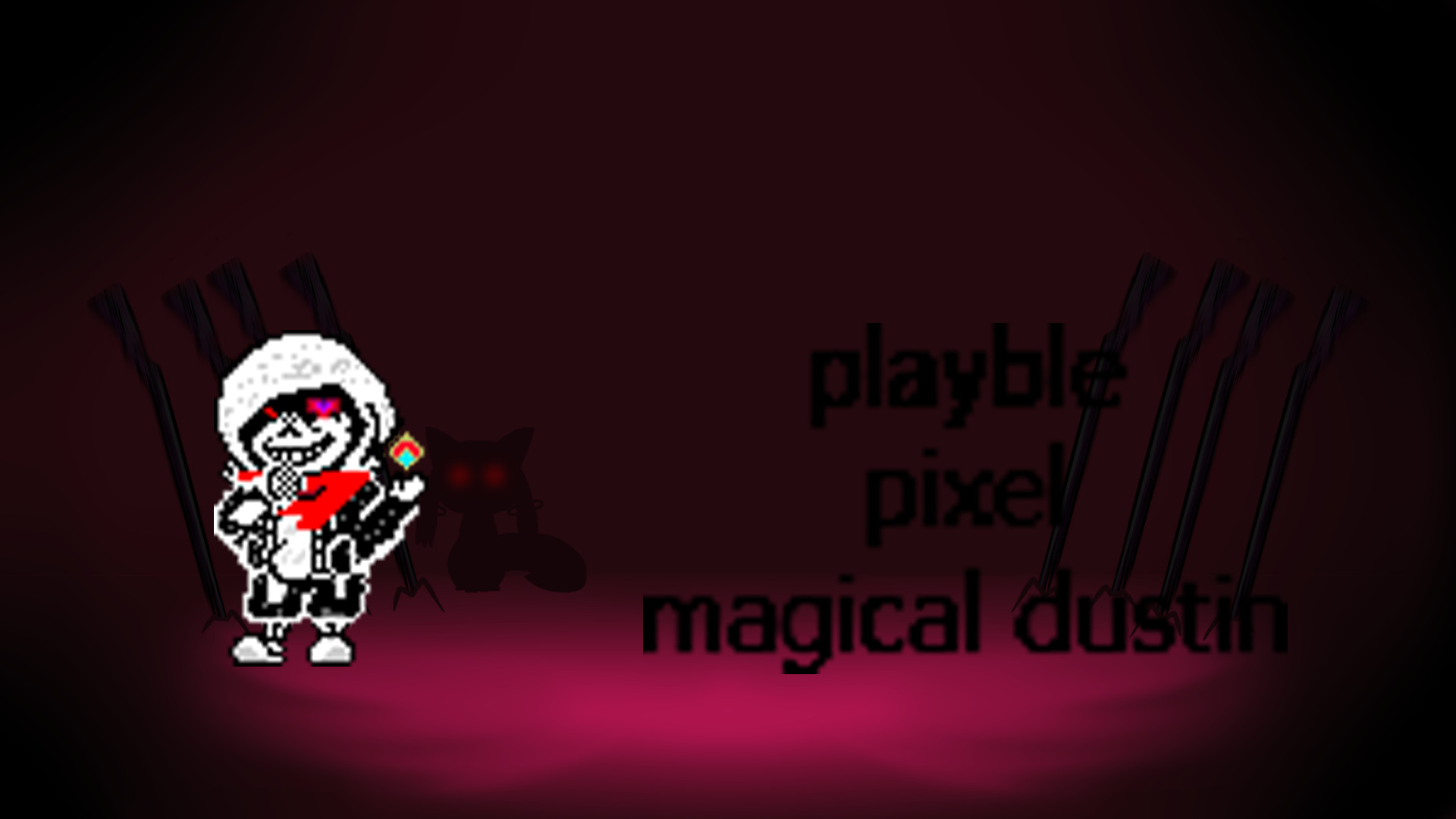 Playble Pixel Magical Dustin Mod for Friday Night Funkin' | FNF Mods