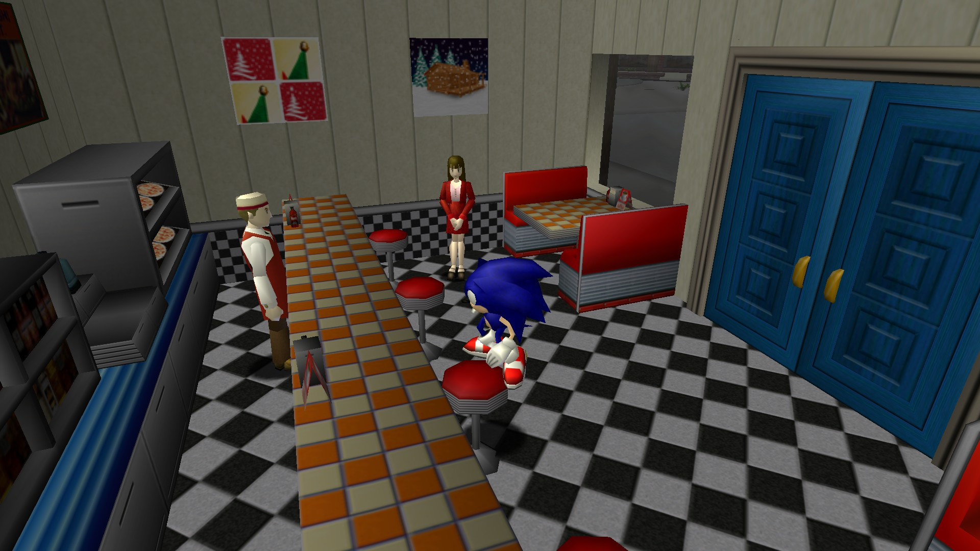 Snow Day in Station Square! Mod for Sonic Adventure DX | SADX Mods
