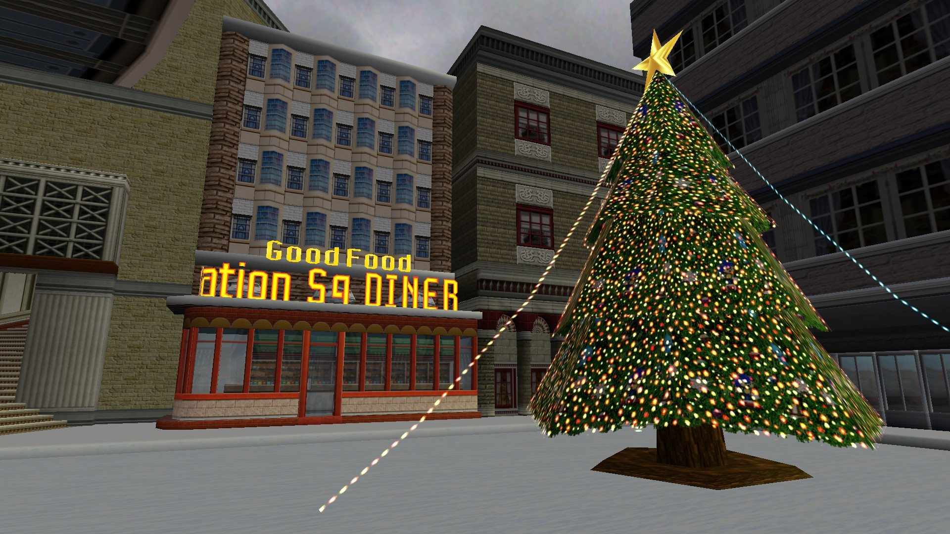 Snow Day in Station Square! Mod for Sonic Adventure DX | SADX Mods