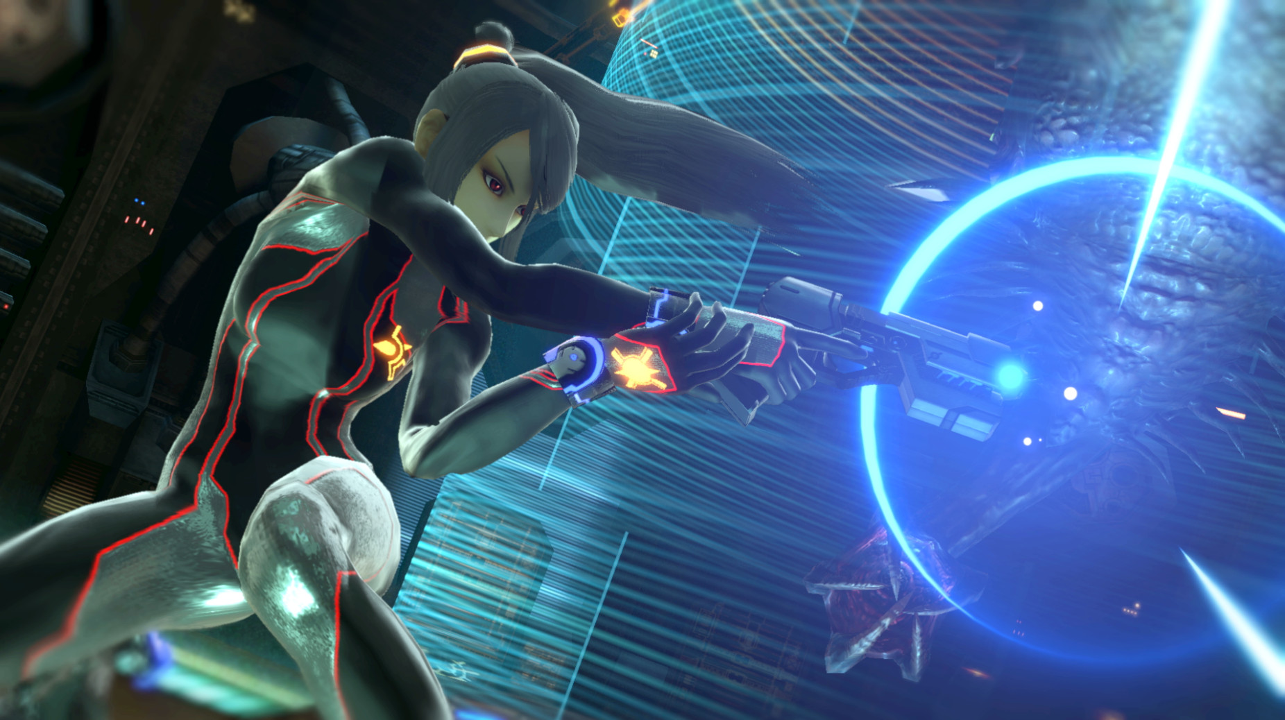 Zero Suit Samus Ssb4 Wallpaper