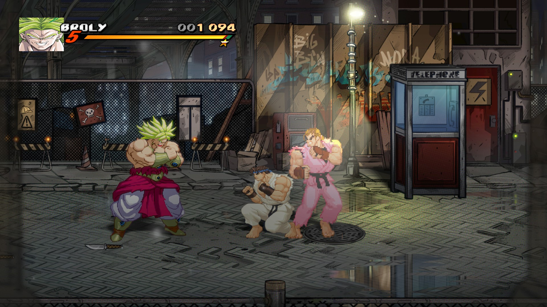 Broly over Floyd Mod for Streets of Rage 4 | SOR4 Mods