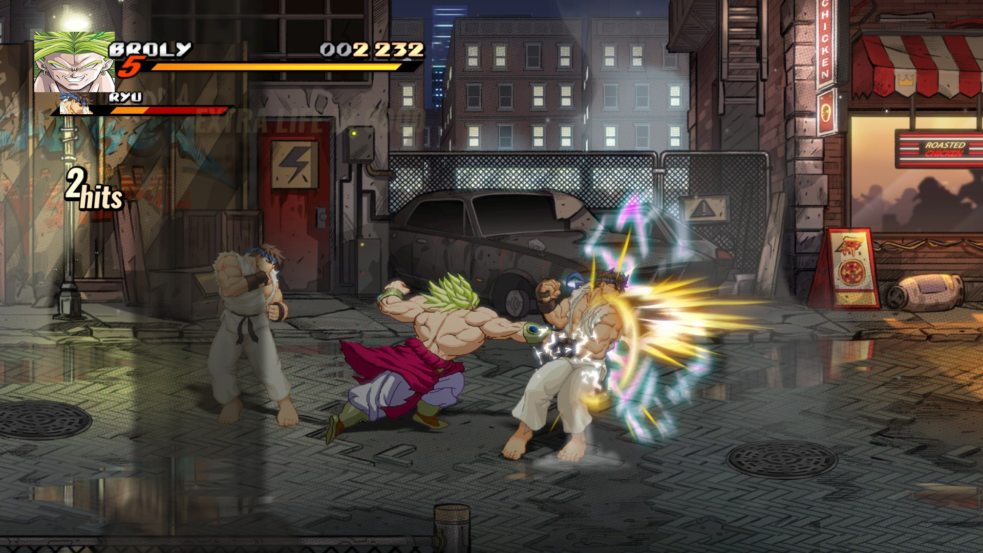Broly over Floyd Mod for Streets of Rage 4 | SOR4 Mods