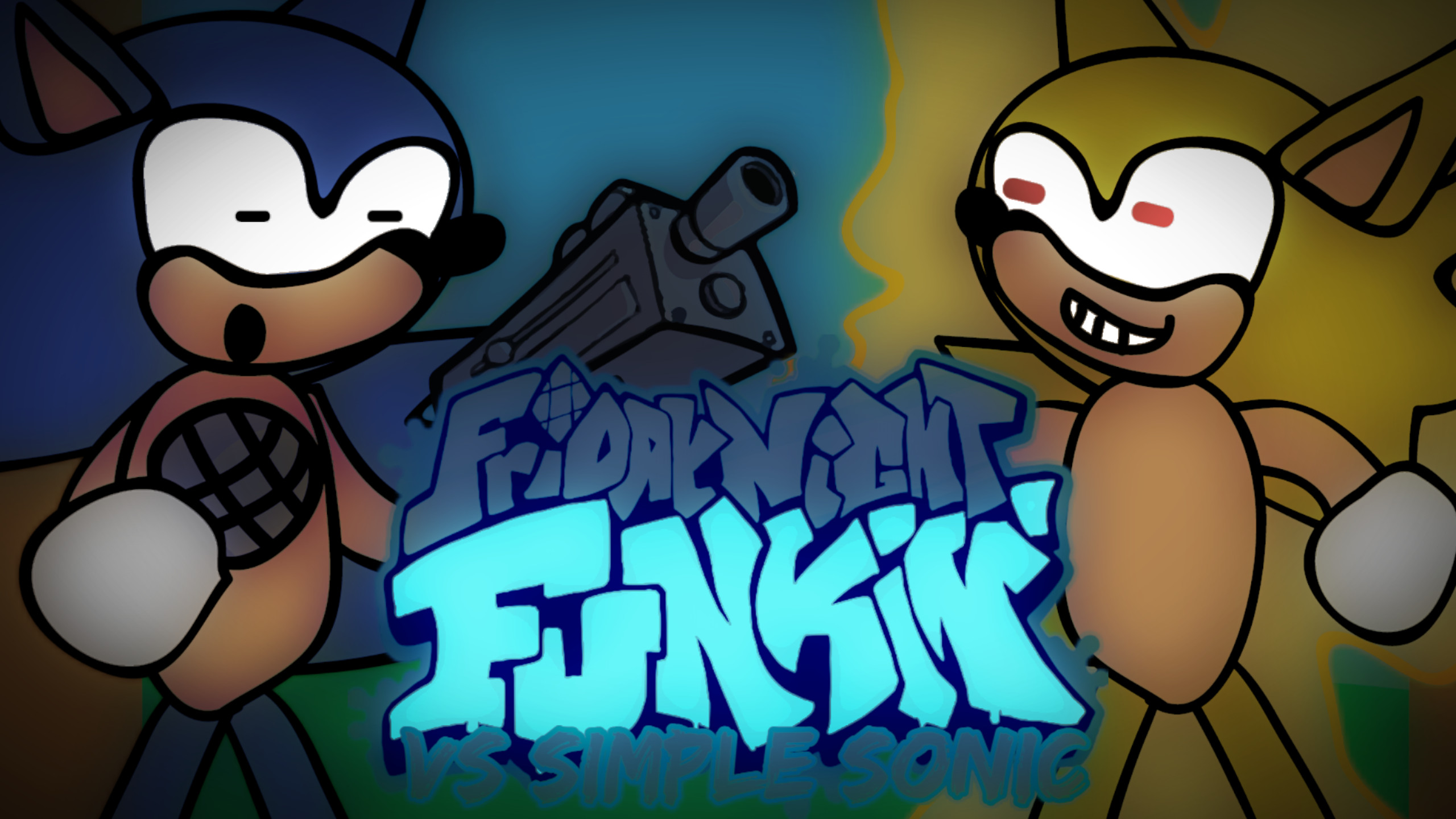 VS Simple Sonic - VERSION 2 UPDATE Mod for Friday Night Funkin' | FNF Mods