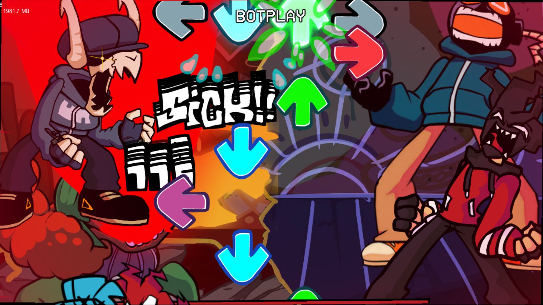 Absolute Rage V1.1 Psych Engine Port Mod for Friday Night Funkin' | FNF Mods