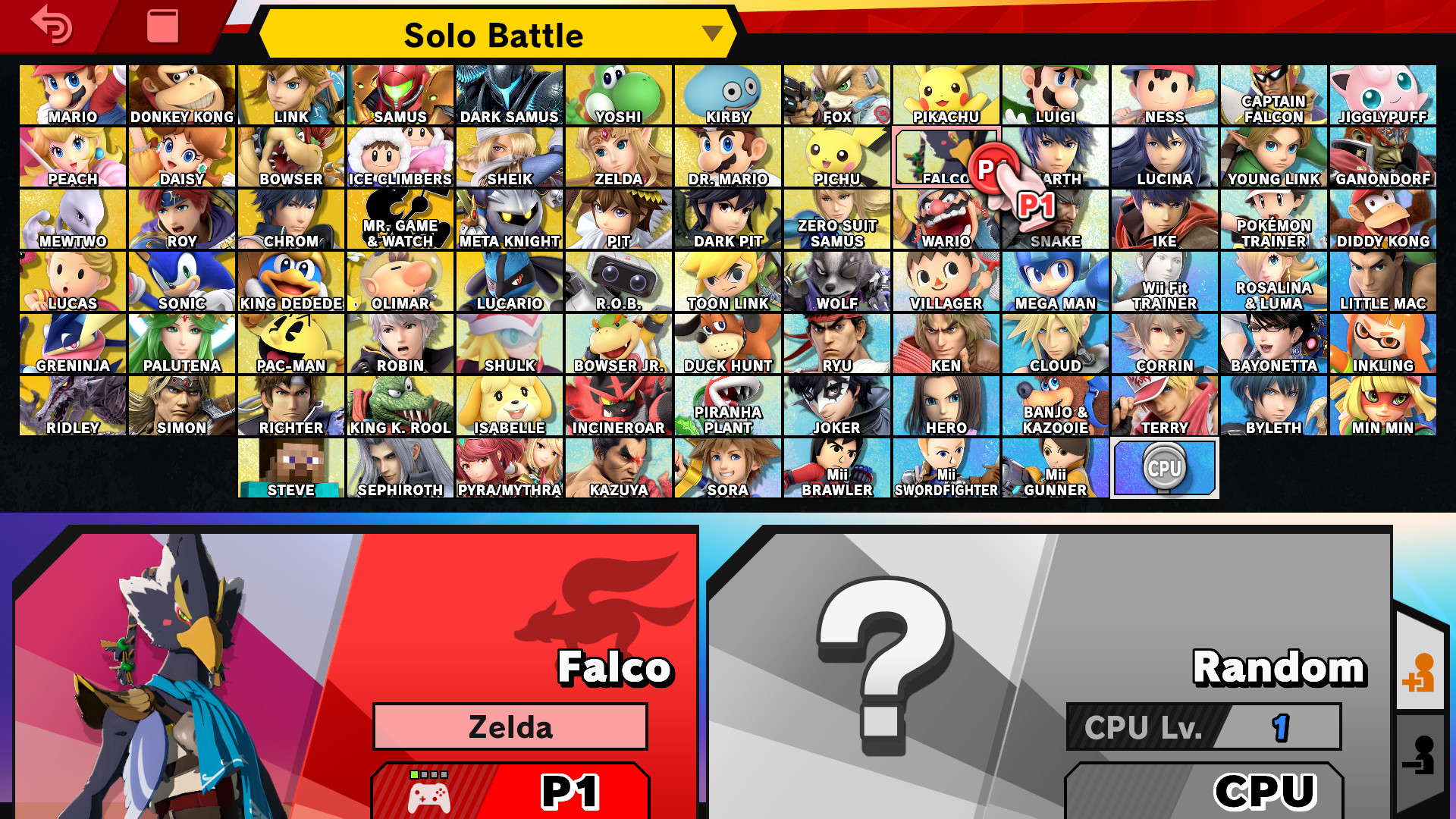Revali over Falco Mod for Super Smash Bros. Ultimate | SSBU Mods