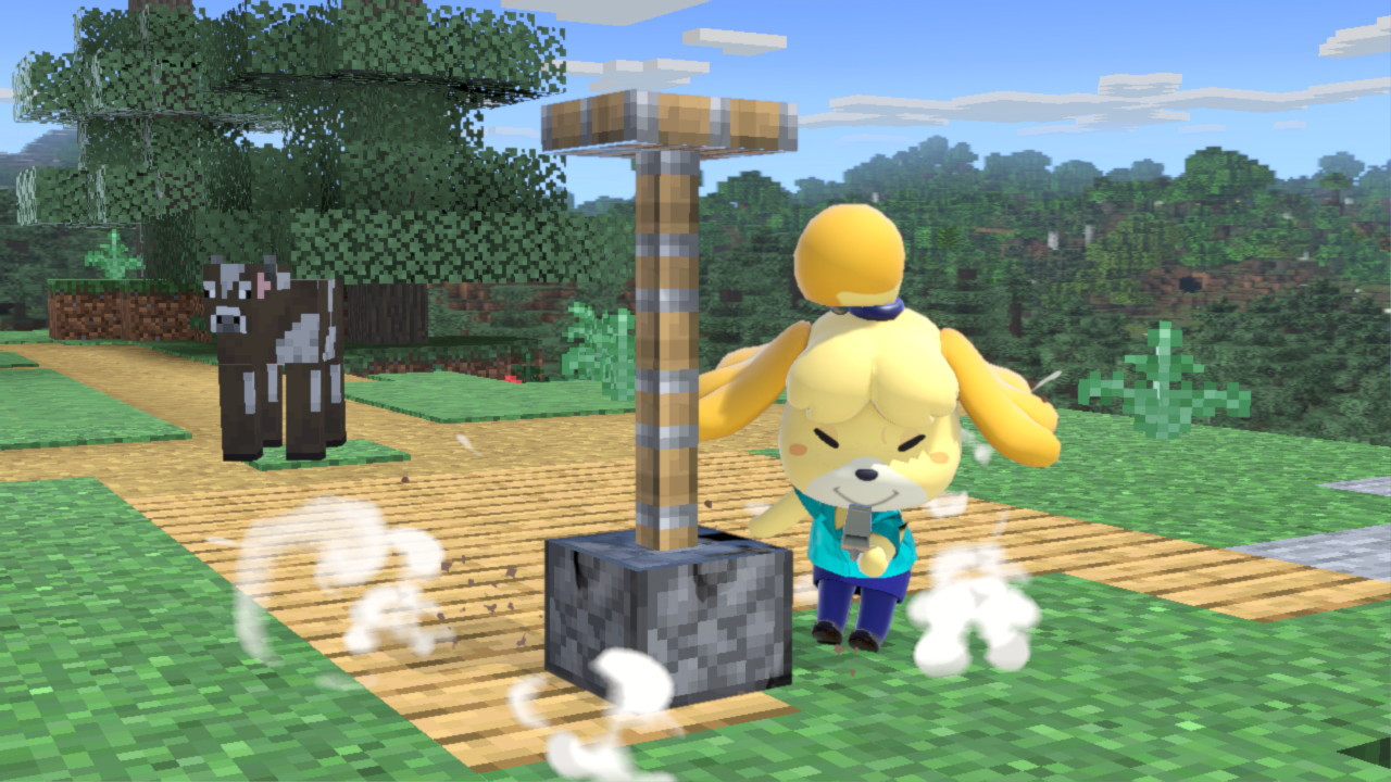 Minecraft Isabelle Mod for Super Smash Bros. Ultimate | SSBU Mods