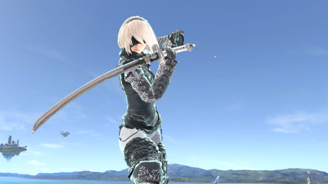 Alternate 2b Outfits for mastaklo's 2b Mod for Super Smash Bros ...