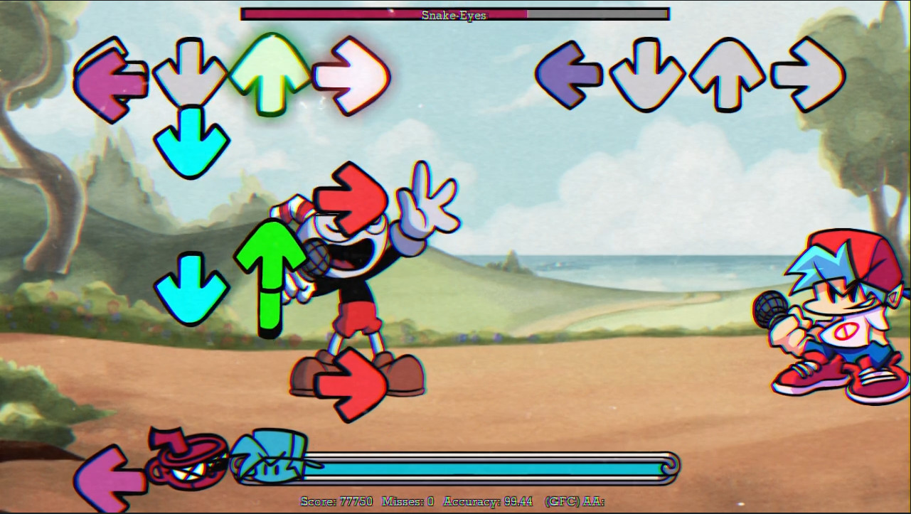 Snake-Eyes (Resastered) Mod for Friday Night Funkin' | FNF Mods