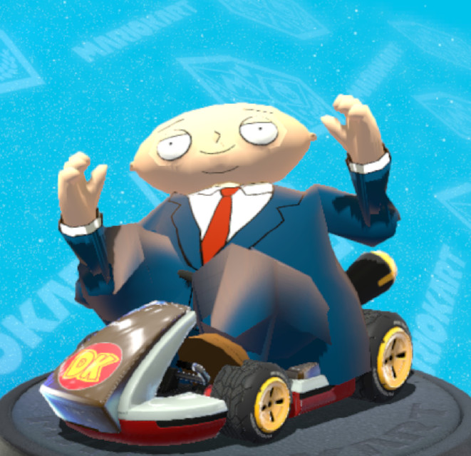 Stewie (Big) Mod for Mario Kart 8 | MK8 Mods