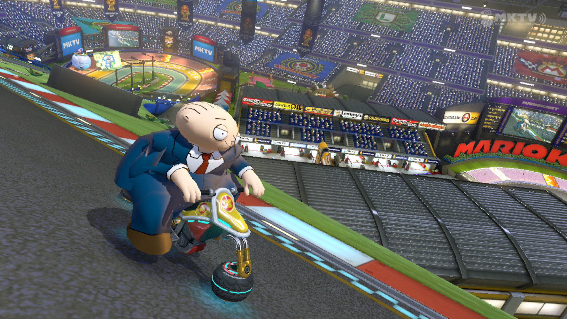 Stewie (Big) Mod for Mario Kart 8 | MK8 Mods