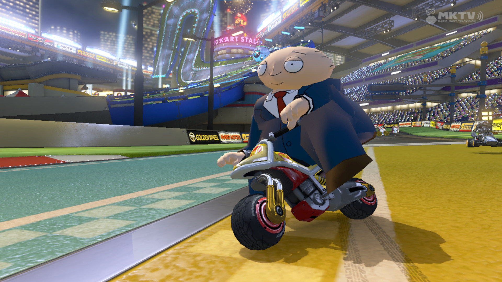 Stewie (Big) Mod for Mario Kart 8 | MK8 Mods