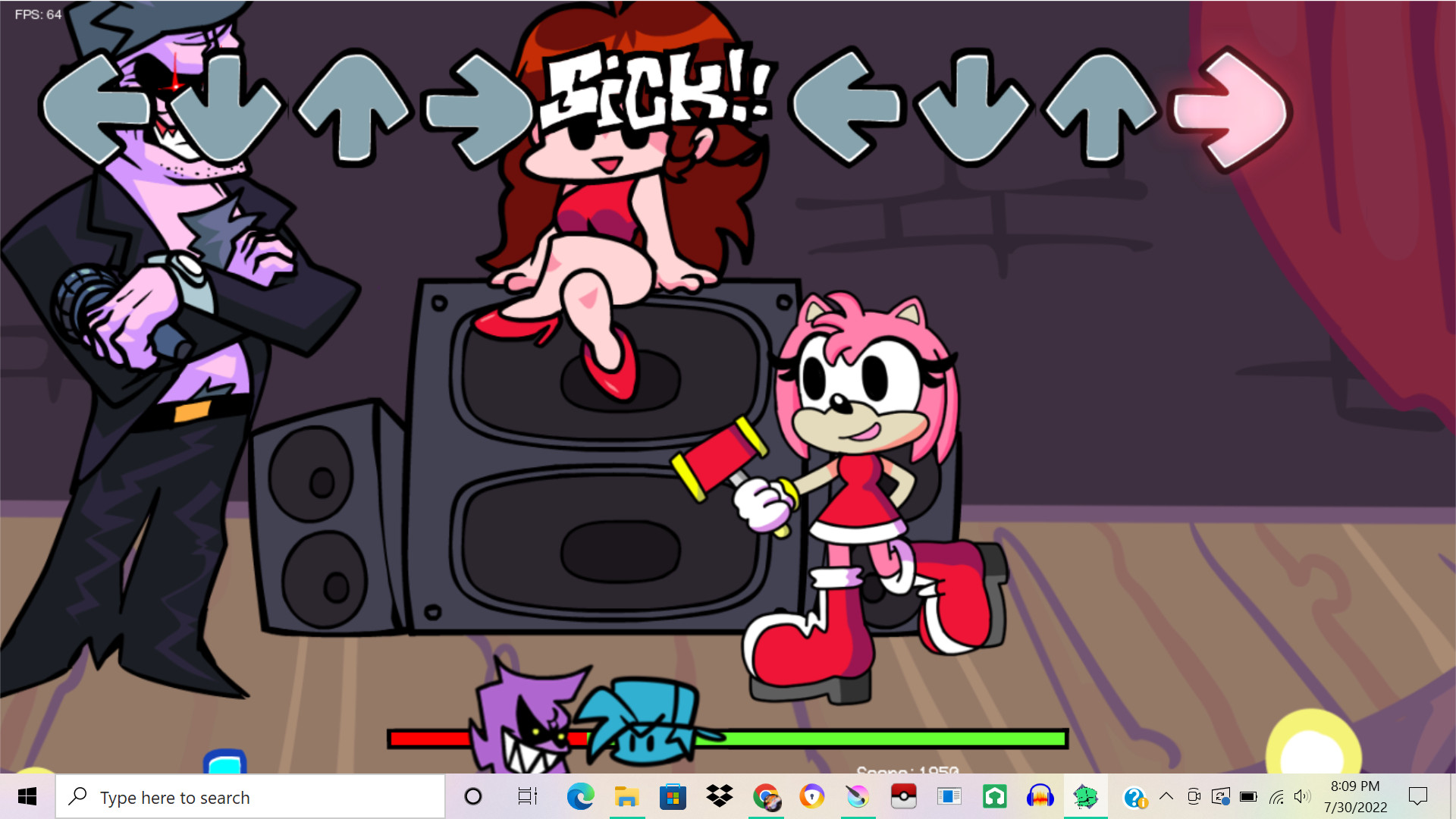 Playable Amy Rose! Mod for Friday Night Funkin' | FNF Mods
