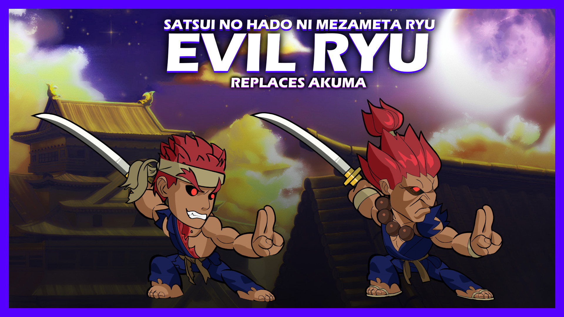 Evil Ryu Mod for Brawlhalla | BHalla Mods