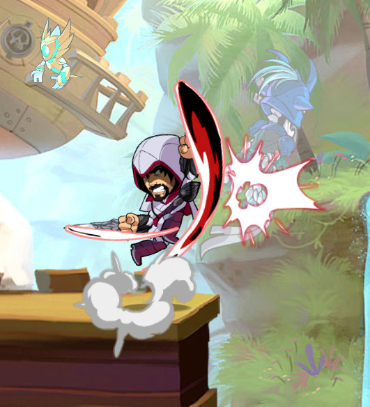 Ezio's Hidden Daggers as Katars! [Brawlhalla] [Mods]