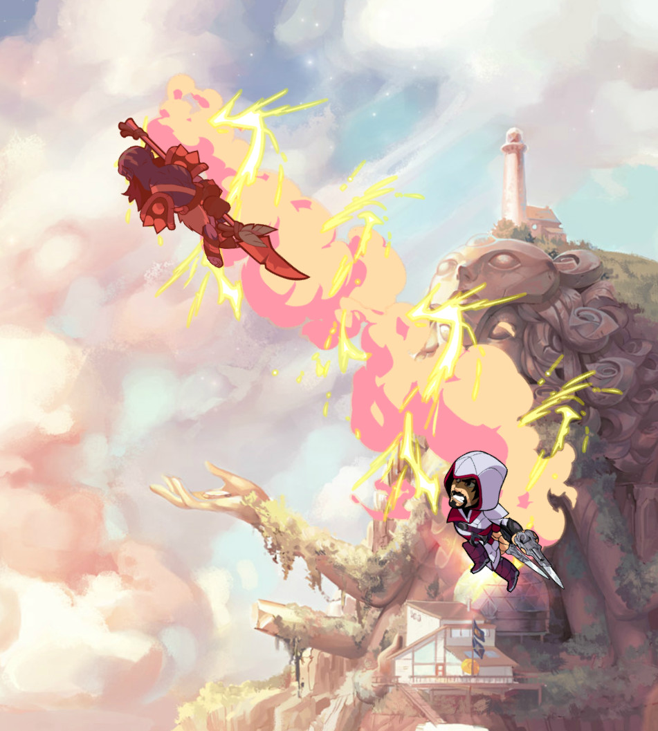 Ezio's Hidden Daggers as Katars! [Brawlhalla] [Mods]