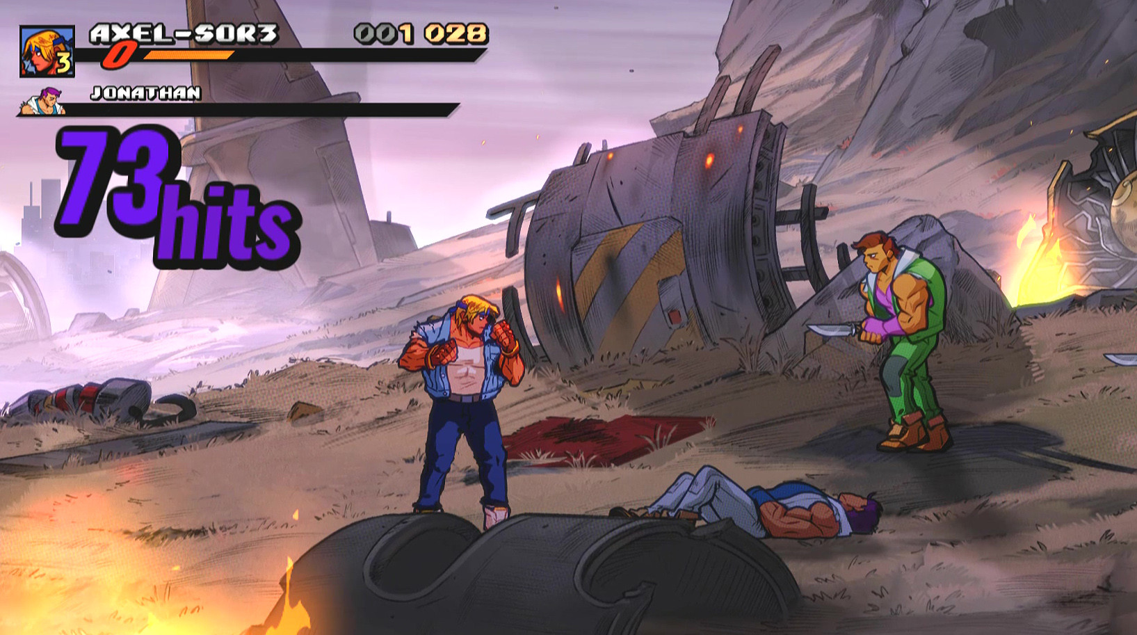 SOR4 Axel over SoR3 Axel Mod for Streets of Rage 4 | SOR4 Mods