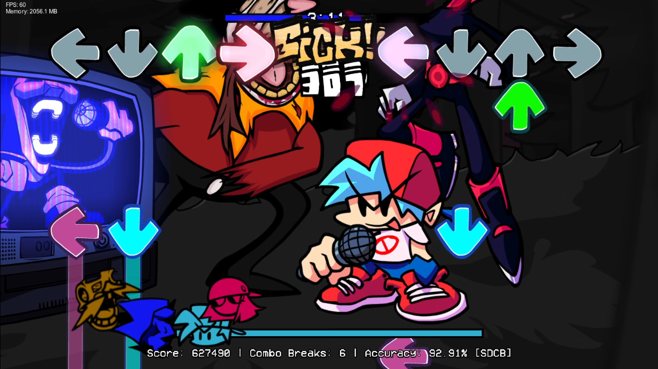 Sextuple Scramble Chart Mod for Friday Night Funkin' | FNF Mods