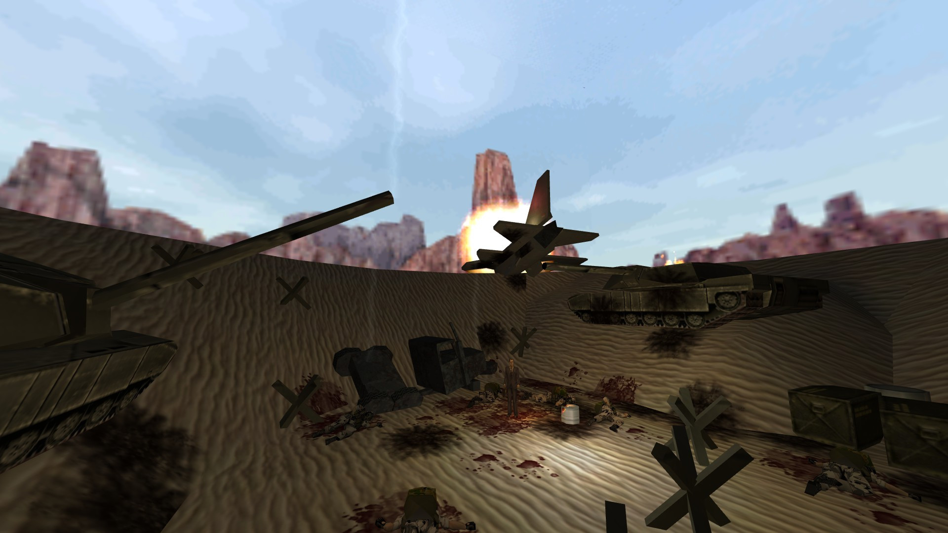 G-Man Warzone Skybox Mod for Half-Life | HL Mods