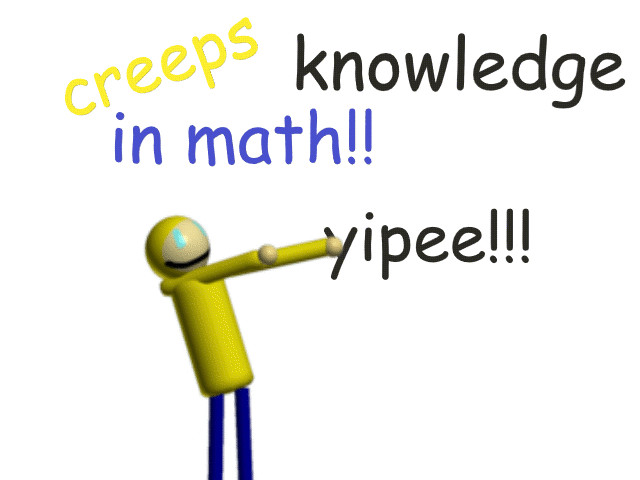 Creeps' Knowledge in Math! (the decompile update!) [Baldi's Basics] [Mods]