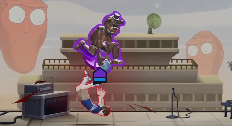Freddy Ballin' - Freddy Fazbear over LeBron James Mod for MultiVersus ...