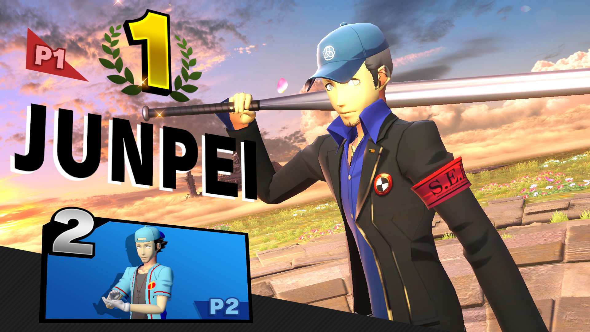 Junpei Iori - Persona 3 & Persona 4 Arena Mod for Super Smash Bros ...