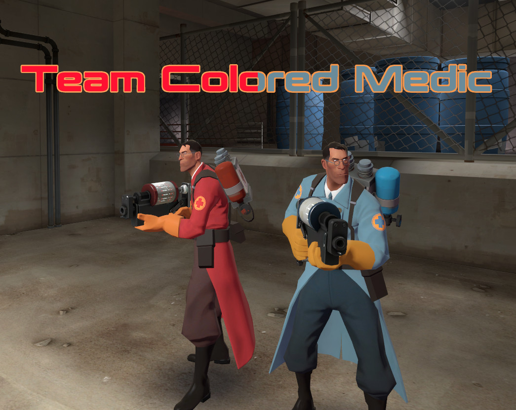 Medic Team Colored Retexture Mod for Team Fortress 2 | TF2 Mods