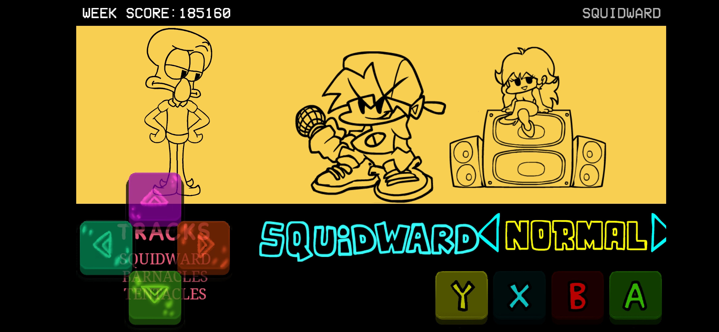 Squidward Night Funkin Psych Engine Port Mod for Friday Night Funkin ...