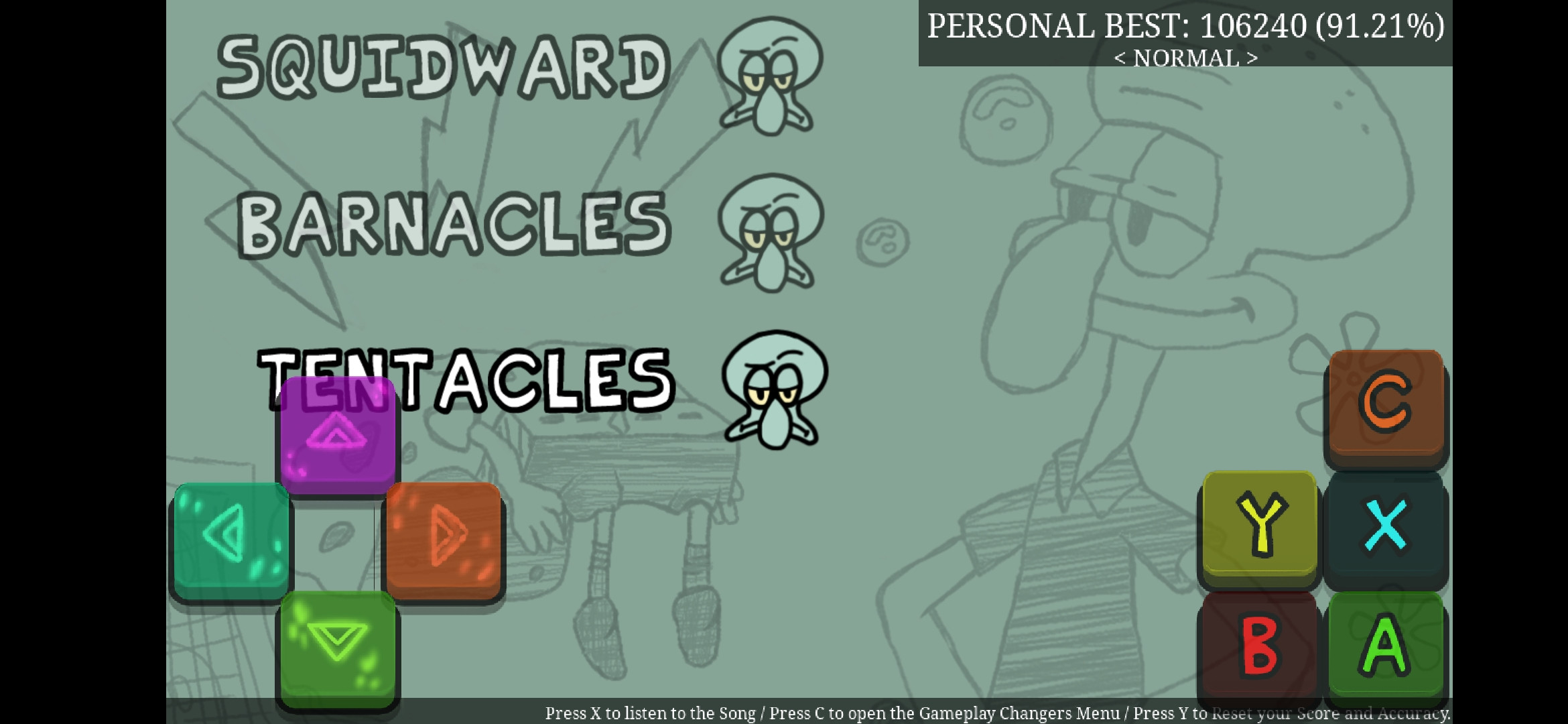 Squidward Night Funkin Psych Engine Port Mod for Friday Night Funkin ...