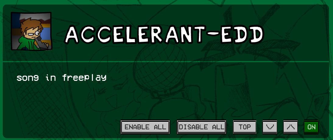 edd sings accelerant-edd / accelerant cover Mod for Friday Night Funkin ...