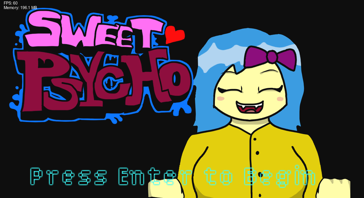 Sweet Psycho [FNF MOD] [Friday Night Funkin'] [Mods]