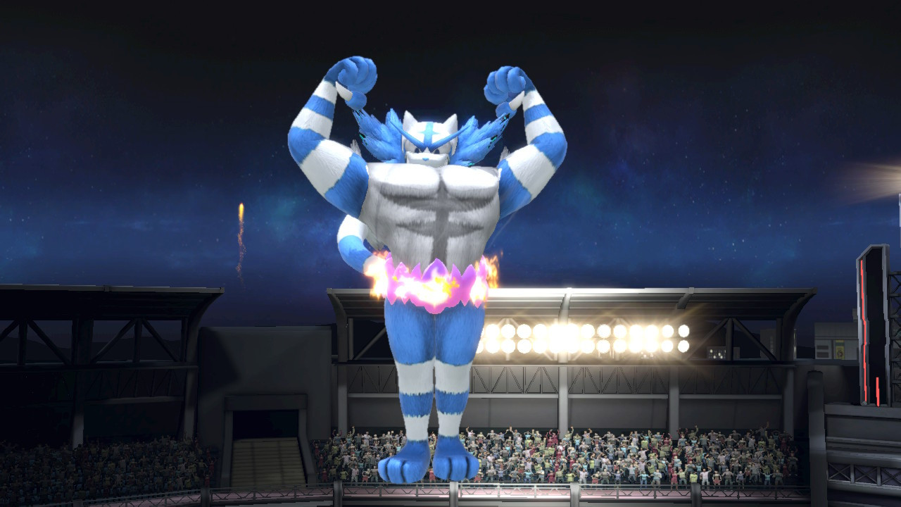 Blue & White Incineroar Mod for Super Smash Bros. Ultimate | SSBU Mods
