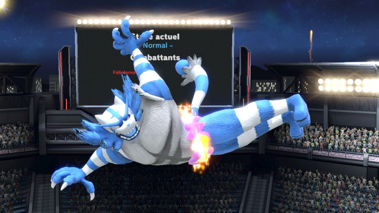 Blue & White Incineroar Mod for Super Smash Bros. Ultimate | SSBU Mods