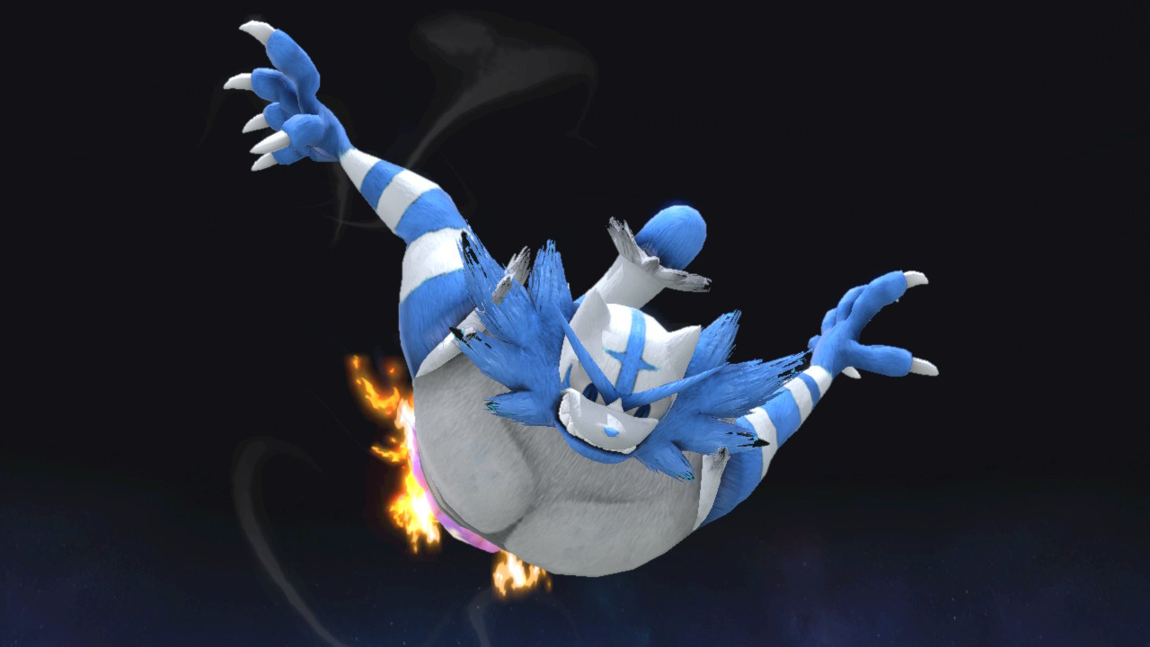 Blue & White Incineroar Mod for Super Smash Bros. Ultimate | SSBU Mods