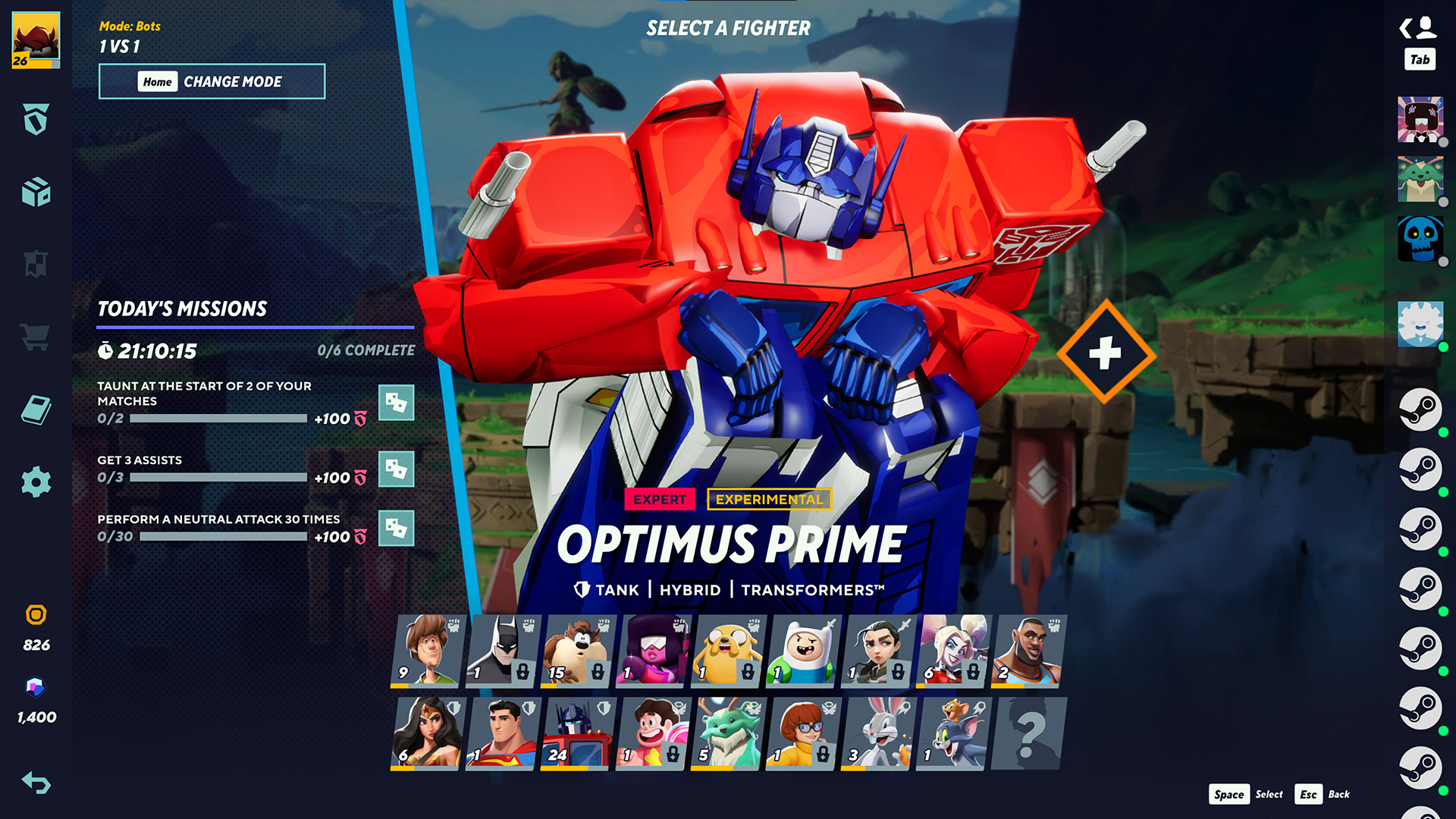 Optimus Prime over Iron Giant Mod for MultiVersus | MVS Mods
