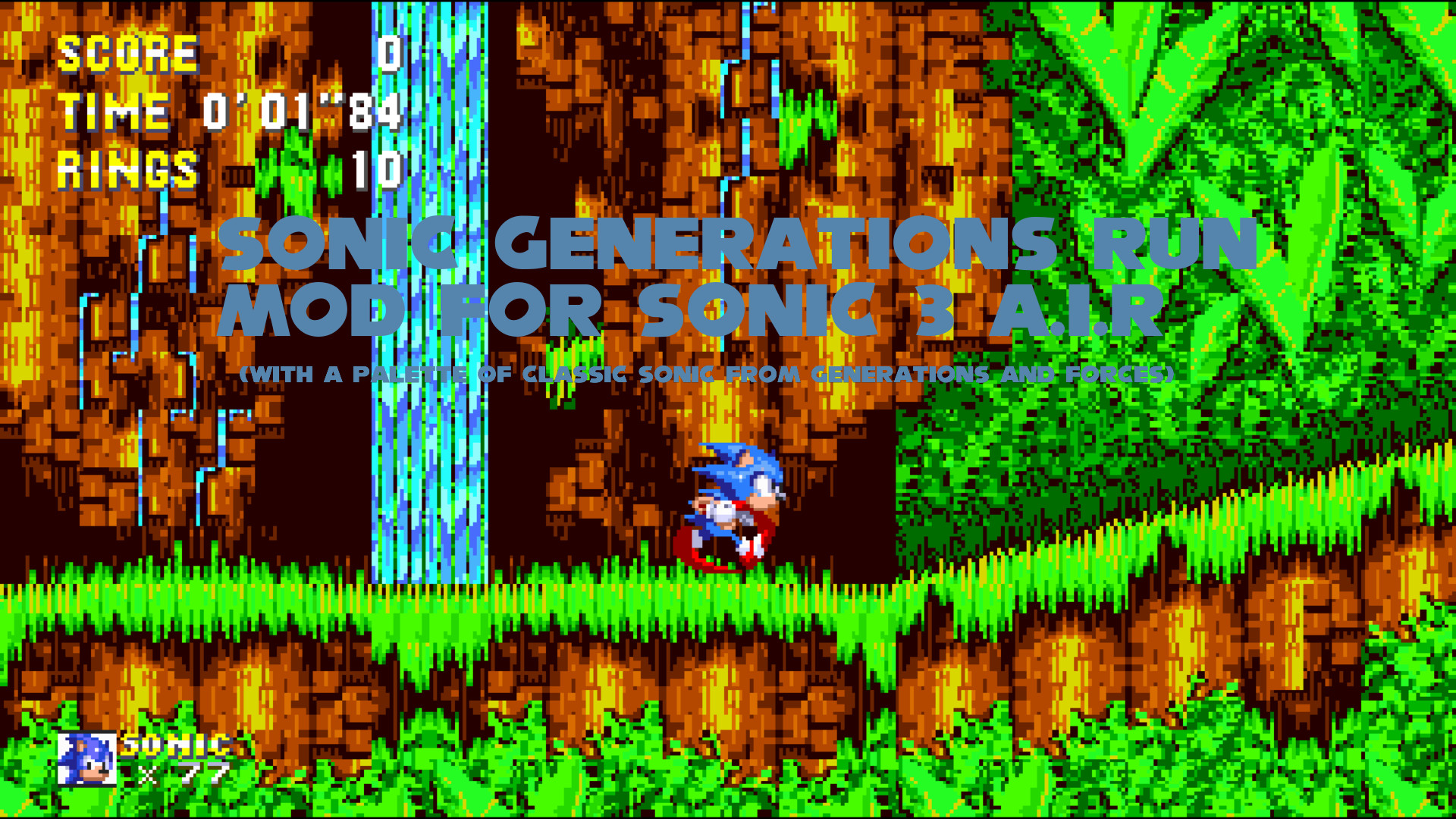 Sonic generations classic run (and palette) Mod for Sonic 3 A.I.R ...