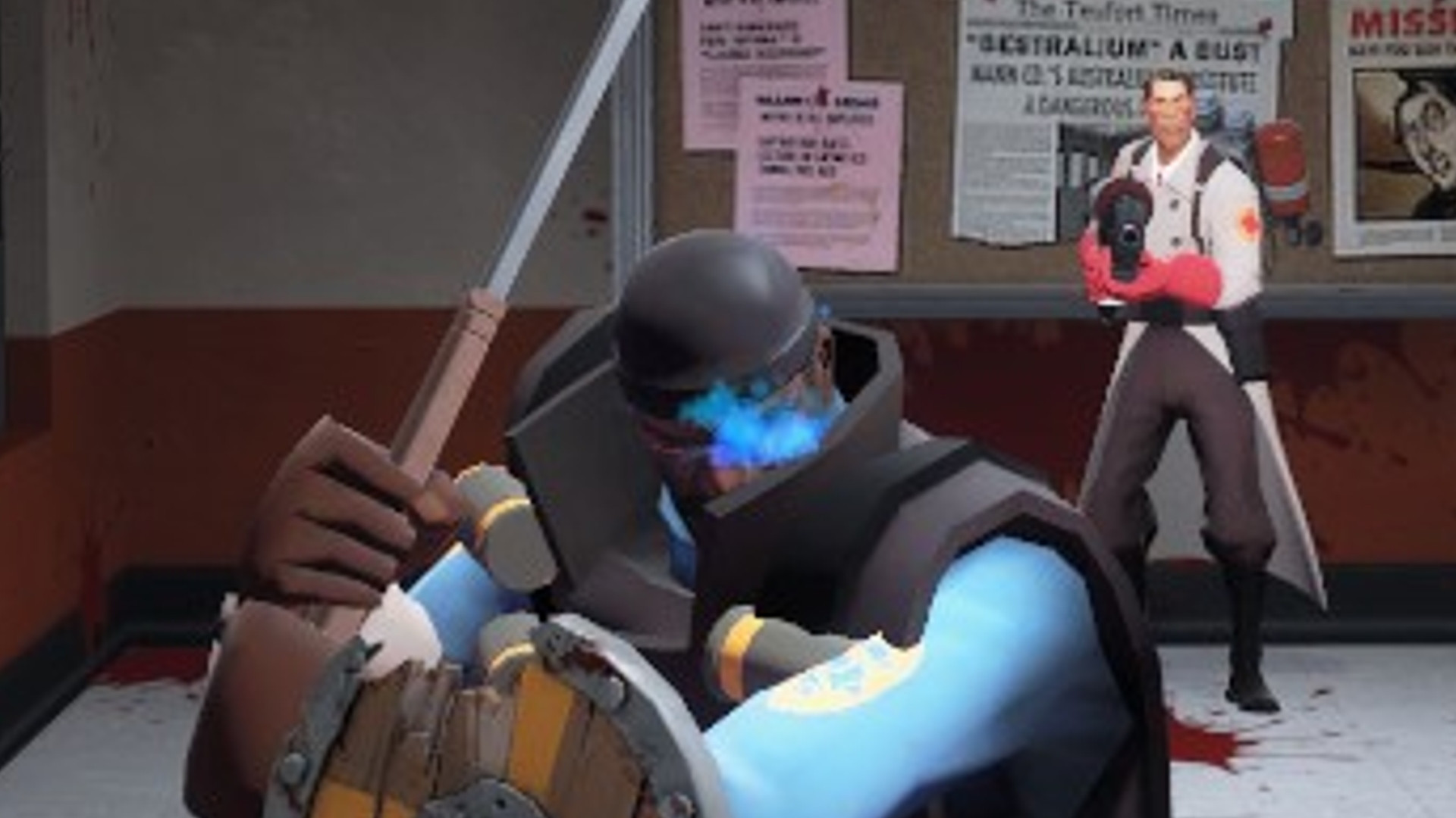 Blue Eye Glow for the Eyelander Mod for Team Fortress 2 | TF2 Mods