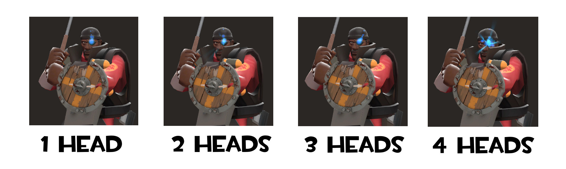 Blue Eye Glow for the Eyelander Mod for Team Fortress 2 | TF2 Mods