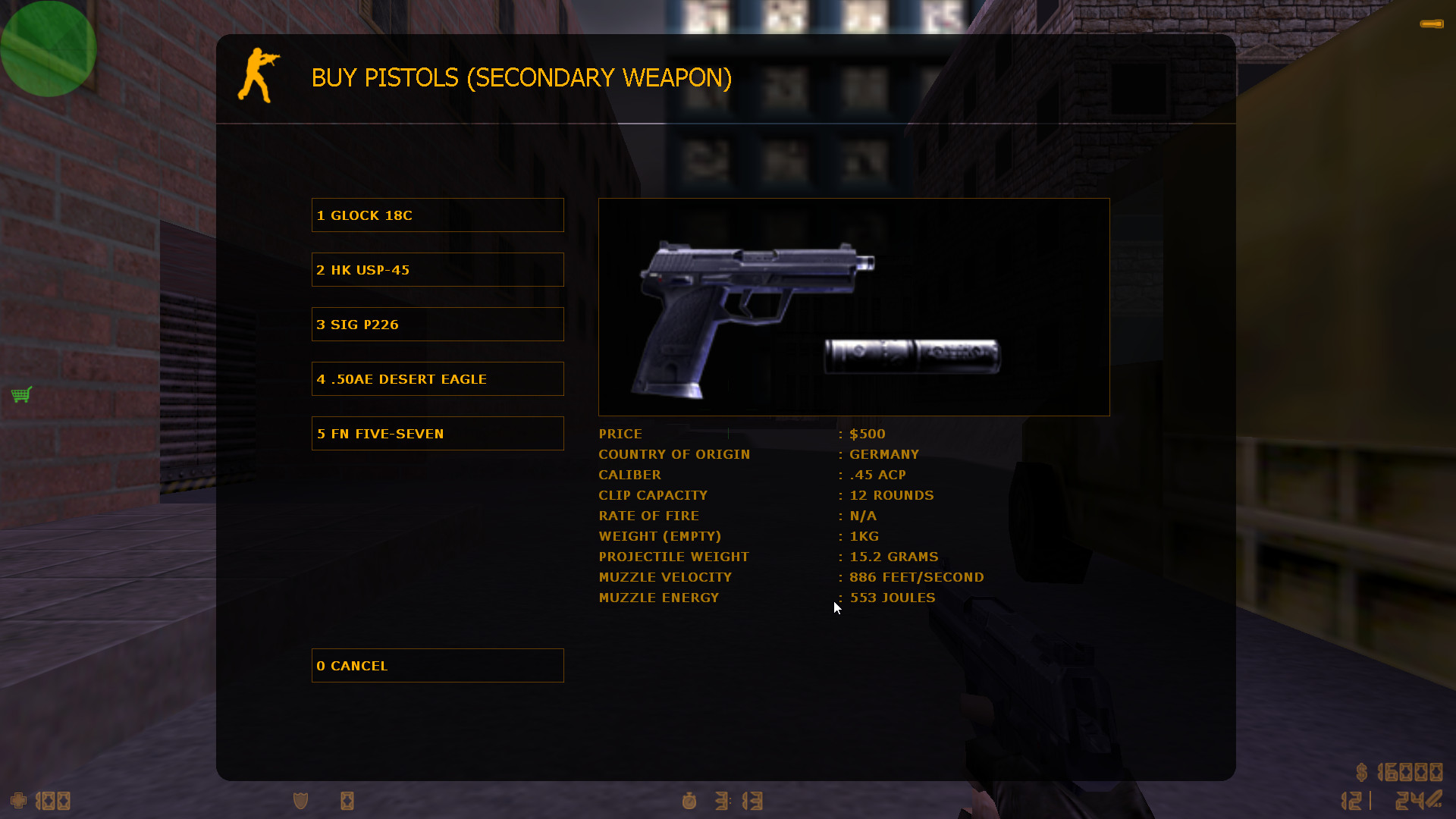 True Weapon Names Mod for Counter-Strike 1.6 | CS1.6 Mods