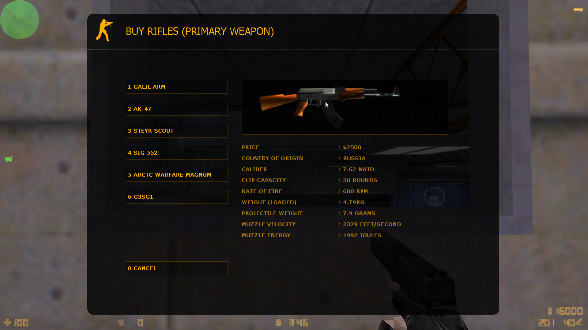 True Weapon Names Mod for Counter-Strike 1.6 | CS1.6 Mods