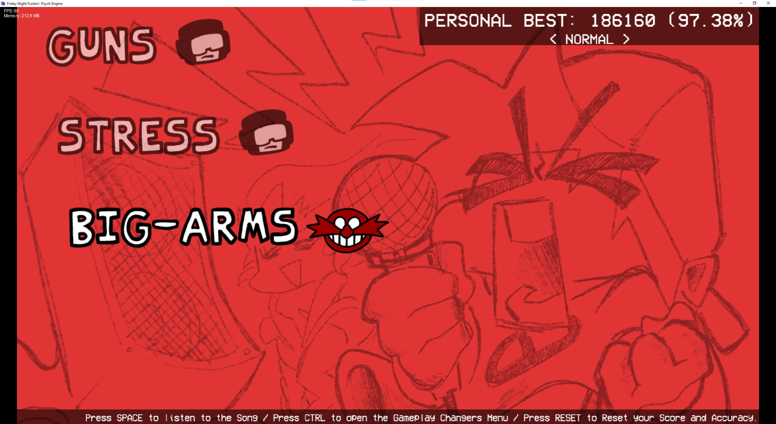 Big Arms FNF Remix Mod for Friday Night Funkin' | FNF Mods