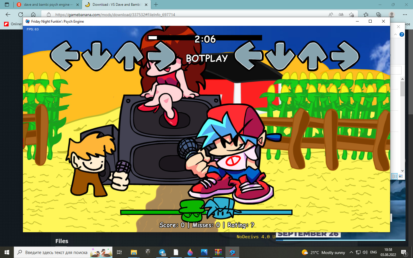 FNF V.S my best fwends 1.0 (reskin D&B) [Friday Night Funkin'] [Mods]