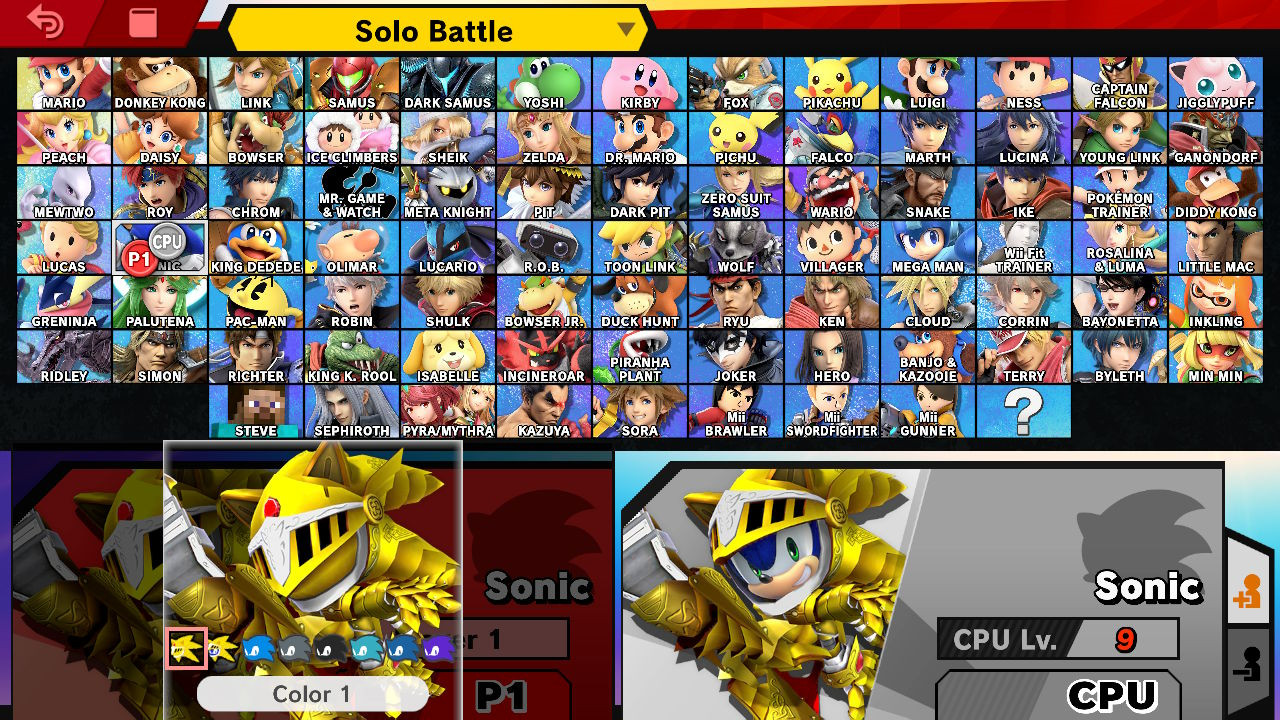 Excalibur Sonic Mod for Super Smash Bros. Ultimate | SSBU Mods