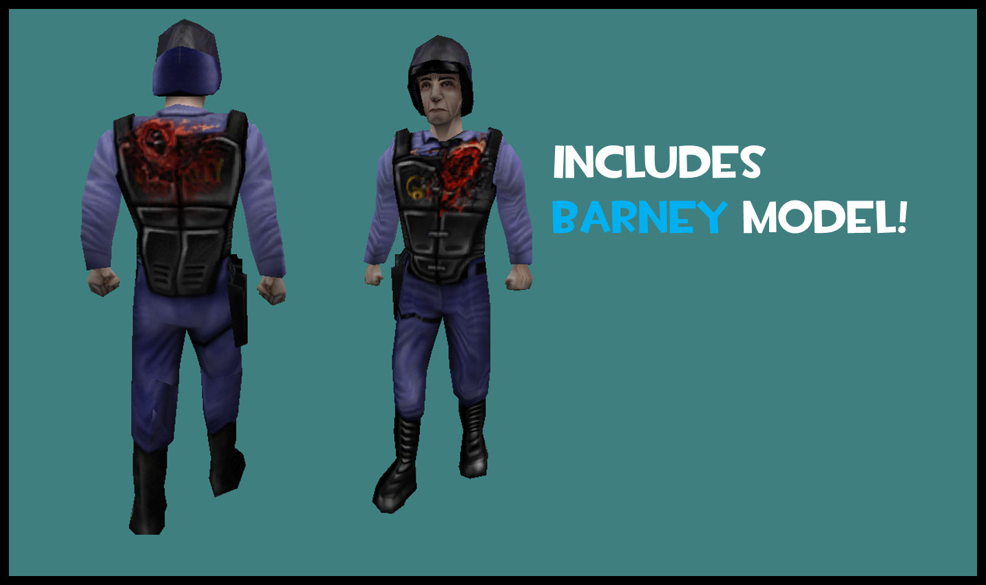 Wounded Barney for c2a1 (Power Up) Mod for Half-Life | HL Mods