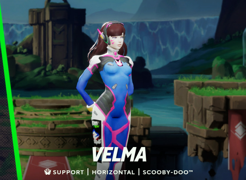 D.Va over Velma Mod for MultiVersus | MVS Mods