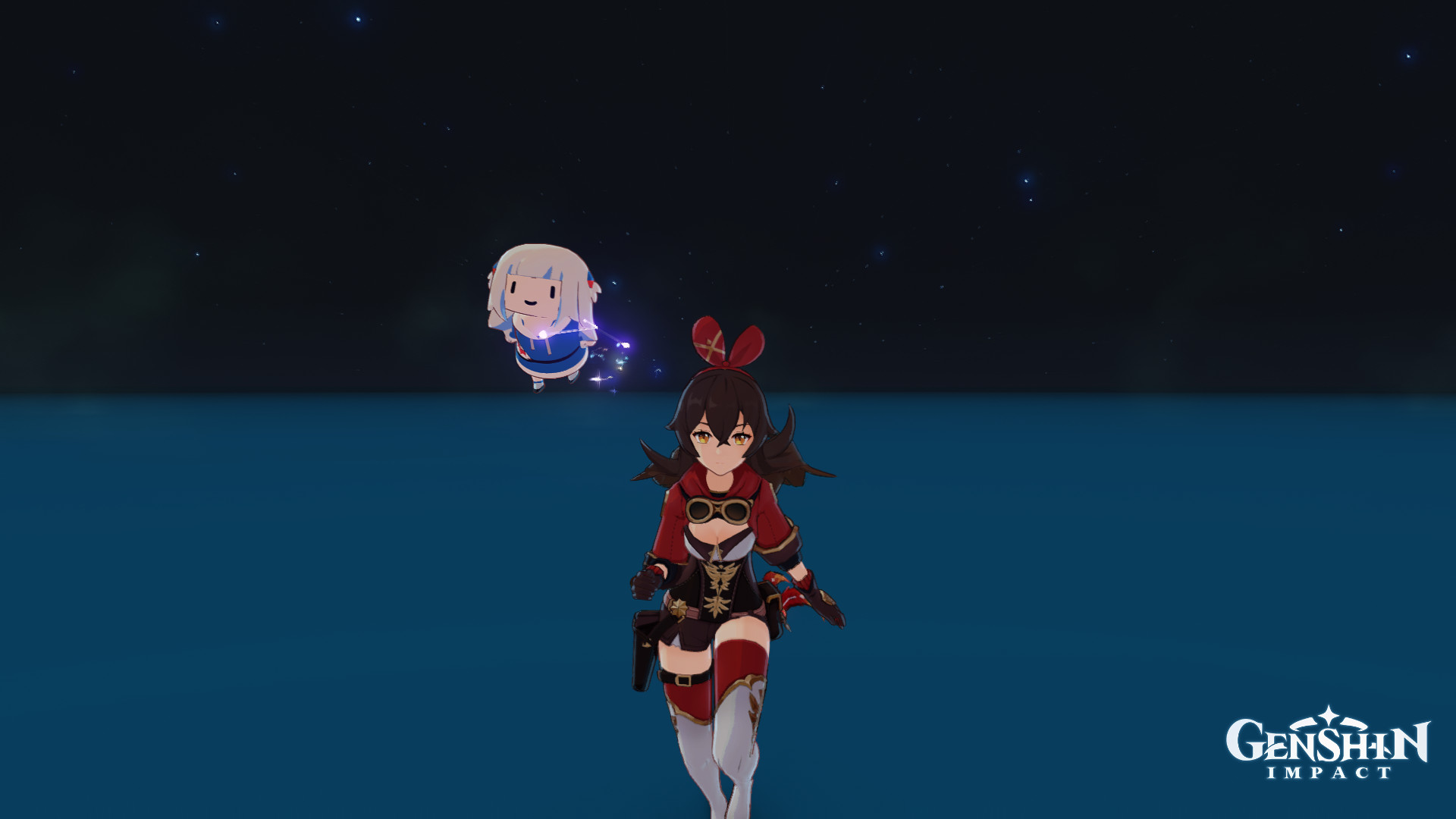 Gawr Gura Chibi (Paimon) Mod for Genshin Impact | GI Mods