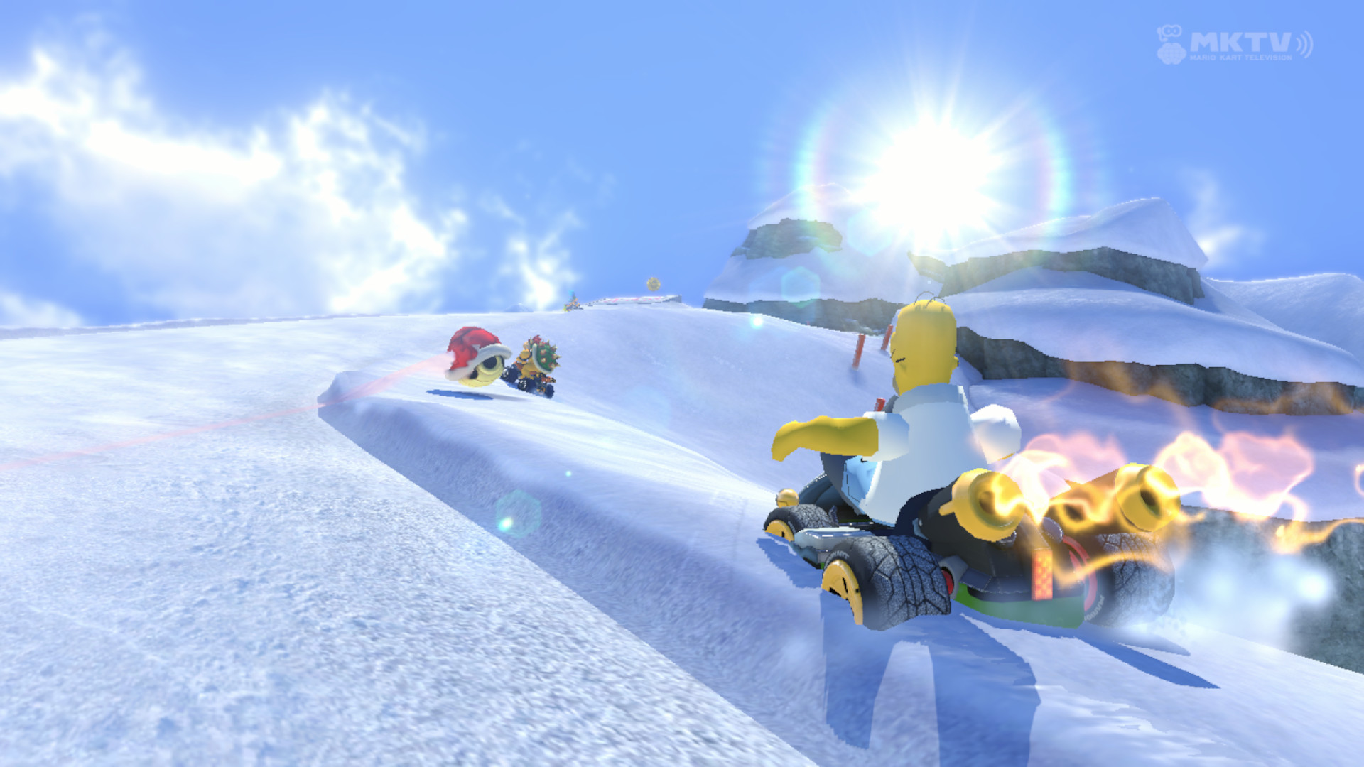 Homer Simpson (Port) Mod for Mario Kart 8 | MK8 Mods