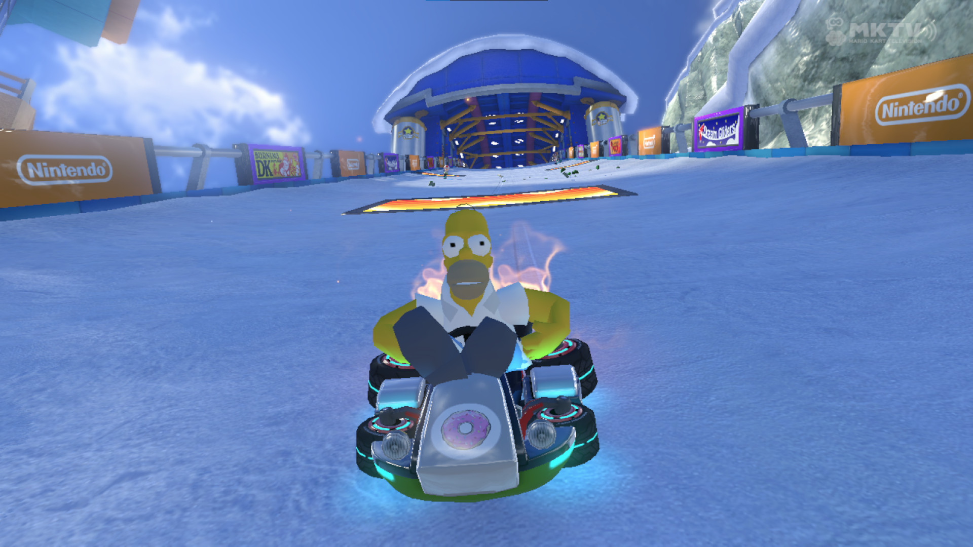 Homer Simpson (Port) Mod for Mario Kart 8 | MK8 Mods