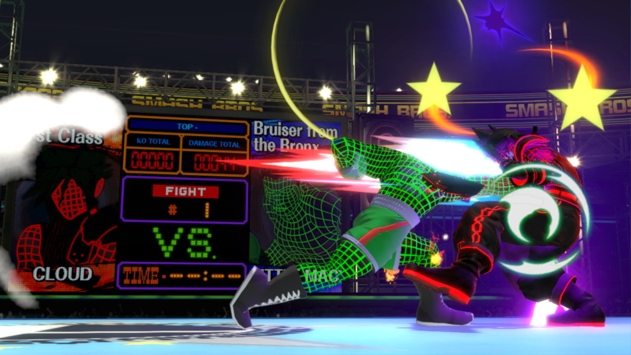 Wireframe Cloud Mod for Super Smash Bros. Ultimate | SSBU Mods