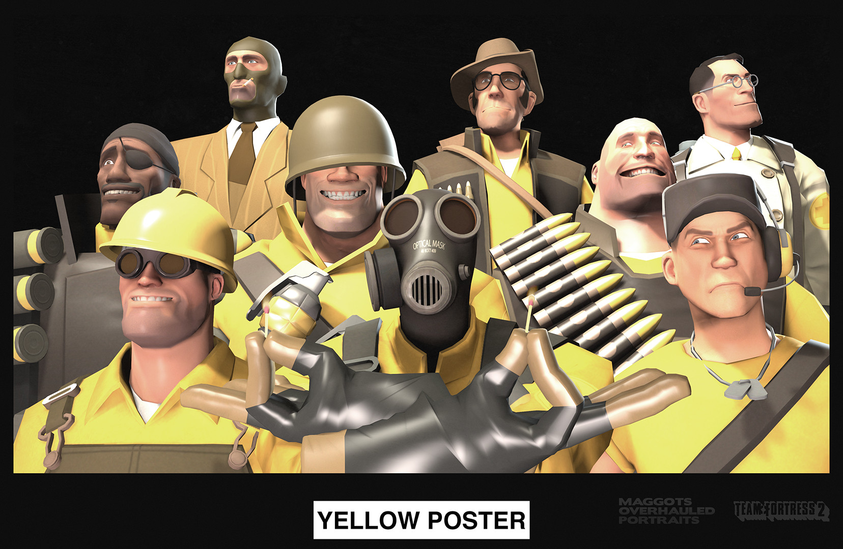 Maggots' Overhauled Portraits: Fight Songs Mod for Team Fortress 2 ...