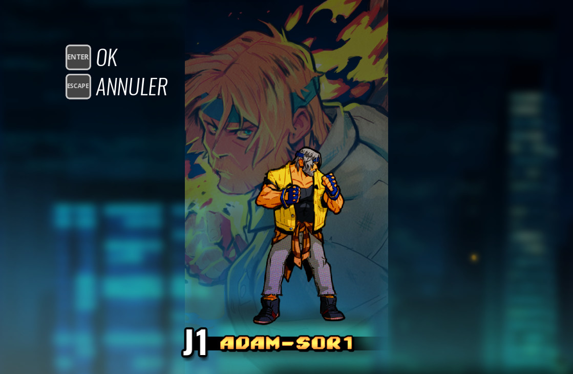 SOR4 Axel B over SOR1 Adam Mod for Streets of Rage 4 | SOR4 Mods